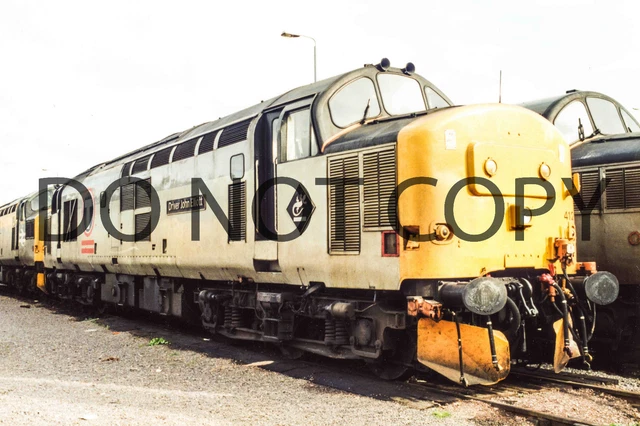 UK DIESEL TRAIN Railway Photograph Of Class 37 37412 Loco. (Rm37-1220 ...