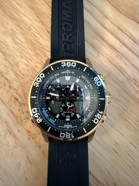 CITIZEN PROMASTER ECO-DRIVE Marine Series Yacht Timer JR4063-12E Men's ...