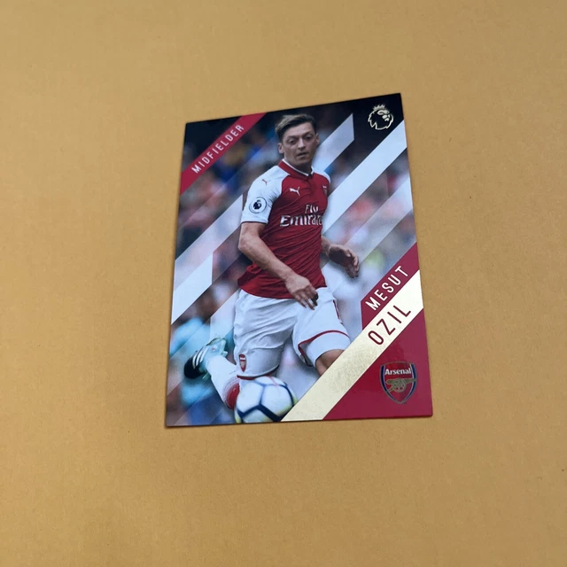 TOPPS PREMIER GOLD 2017-2018 Premier League Mesut Ozil Arsenal Base ...