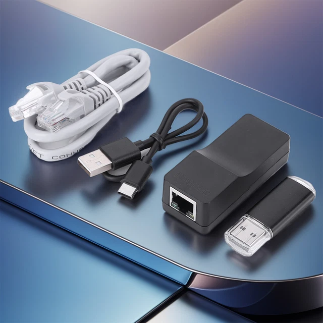 USB DONGLE JB USB Adapter with Ethernet Type-C Cable for PS4 FW 9.0 11. ...