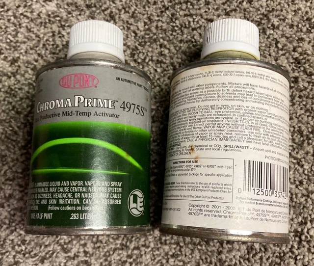 DUPONT CHROMA PRIME 4975S Mid Temp Activator $40.00 - PicClick