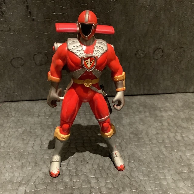 BANDAI POWER RANGERS Lightspeed Rescue RED MEGA BATTLE RANGER 5.5 ...