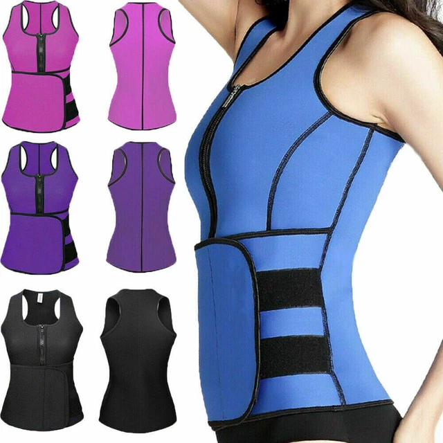 Women Body Shaper Sweat Sauna Waist Trainer Slimming Cincher Corset