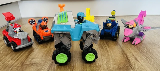 PAW PATROL DINO Rescue Vehicles & Figures Bundle x 7 Full Set Inc Rex £ ...