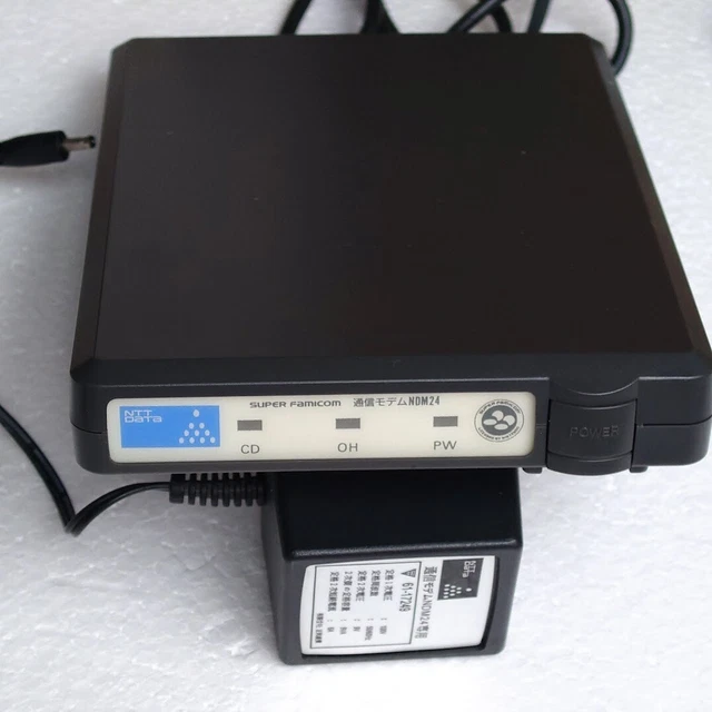 NINTENDO SUPER FAMICOM NTT DATA Modem NDM24 Japan £10.00 - PicClick UK