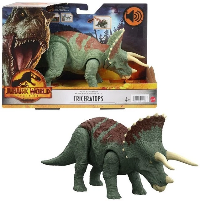 MATTEL JURASSIC WORLD Dominion Triceratops Figurine Interactive EUR 22 ...