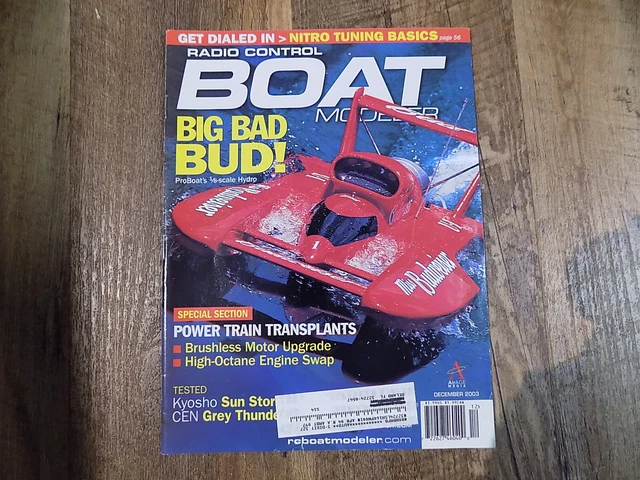 VINTAGE RADIO CONTROL Boat Model magazine December 2003 Dumas, MRP ...
