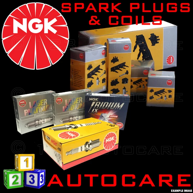 NGK REMPLACEMENT ALLUMAGE Bougies & Bobine BCP5ES (7496) x4 & U1007 ...