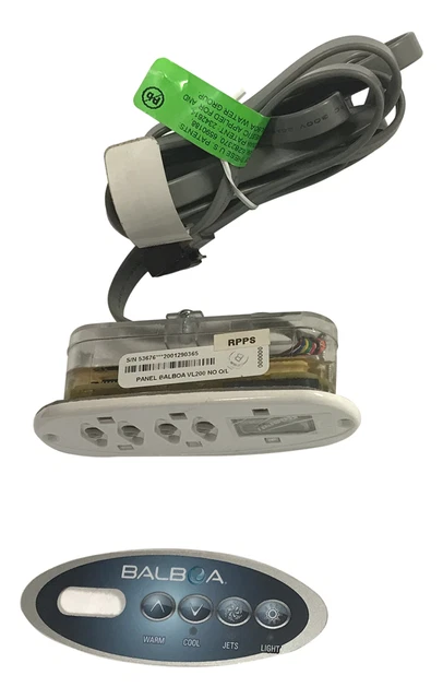 BALBOA 53676 VL200 Mini Oval 4-Button Spa Topside Control Panel w/ Overlay £201.70 - PicClick UK