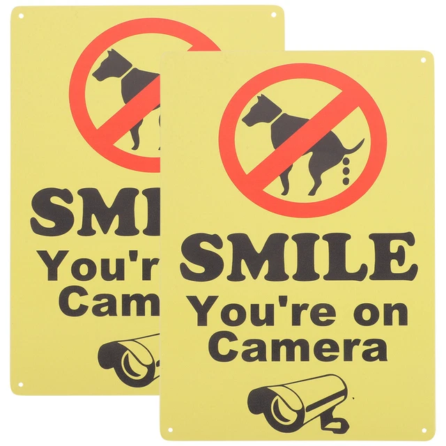 CARTELLI NO POOP & Pee Dog, 2 x ringraziamenti e nota fotocamera, 20 x ...