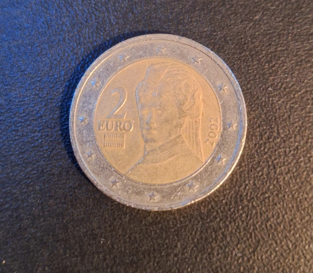 PIECE TRÈS RARE de 2 euro d'Autriche datant de 2002, 2 Euro Coin ...