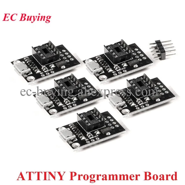 PLUGGABLE ATTINY DEVELOPMENT Board For ATtiny13A/ATtiny25/ATtiny45 ...