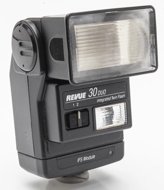 REVUE 30 DUO Integrated Twin Flash IFS Module U1 für Minolta Canon ...