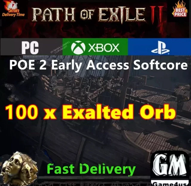 PATH OF EXILE 2 Early Access🔥100 Exalted Orb POE 2 Orbs SOFTCORE ALL ...
