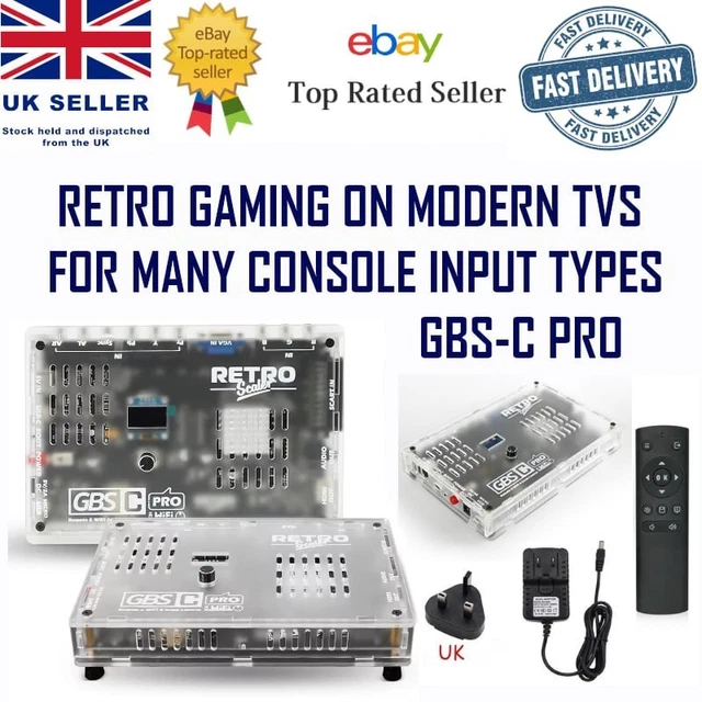 GBS CONTROL PRO Video Converter Retro Gaming Upscaler Retroscaler HDMI ...