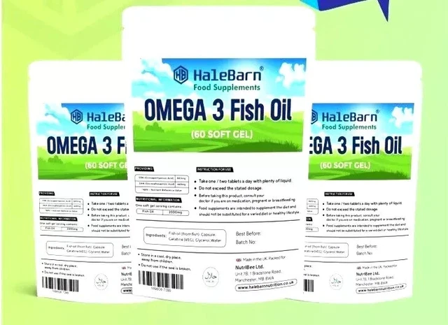 365 OMEGA 3 Fish Oil Softgel Capsules Omega 3 1000mg High Strength ...