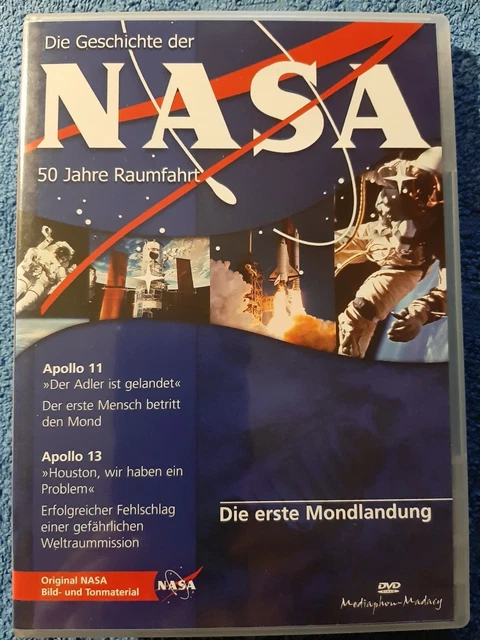 NASA 50 JAHRE Raumfahrt Doku DVD Apollo Mondlandung Apollo 13 Deutsch ...