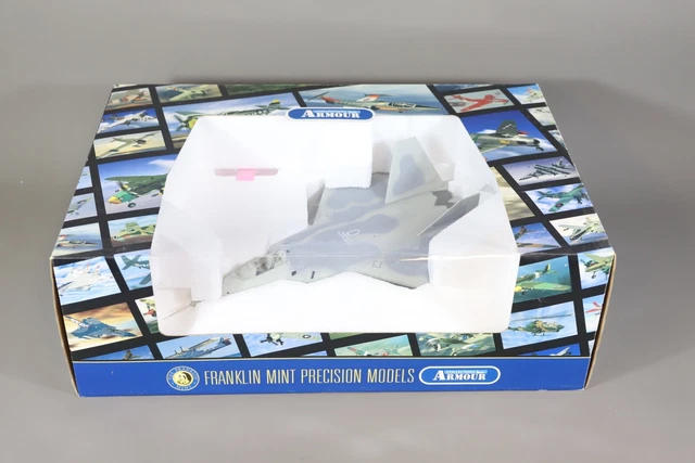 FRANKLIN MINT ARMOUR Collection B11E366 1:48 Scale F-22A Raptor '01 ...