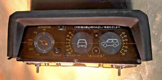 TOYOTA LAND CRUISER 70 Series 4Runner Altimeter Inclinometer OEM JDM ...