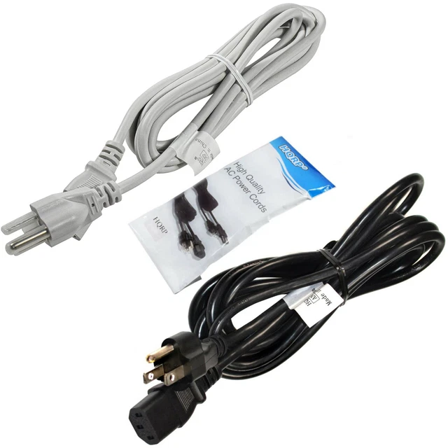 HQRP AC POWER Cord for Behringer Studio Monitors / Portable Speakers ...