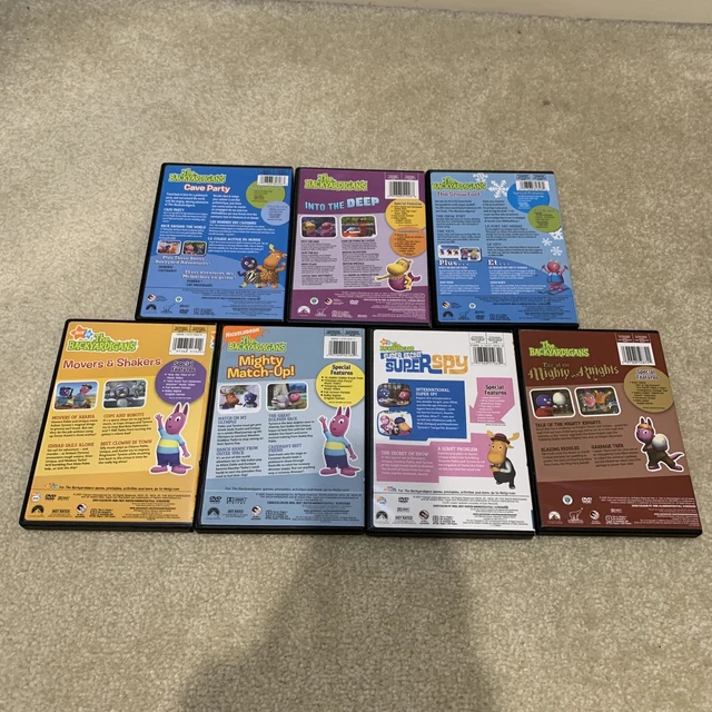 LOT OF 7 Backyardigans Movie DVD Super Secret Spy Into the Deep Mighty ...