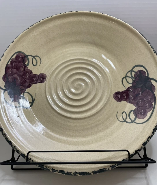 15&CONTEMPORARY POTTERY LARGE Serving Platter Grape Design By The ...