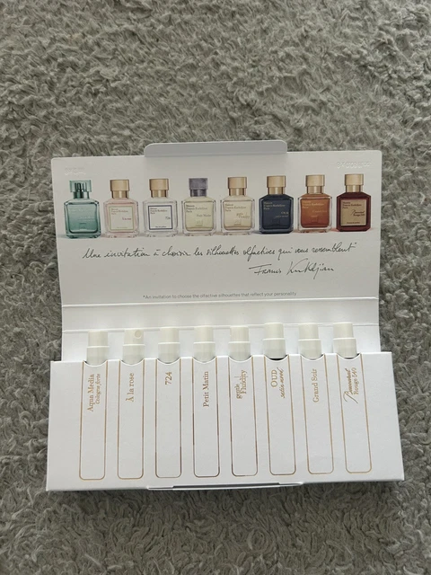 ** MAISON FRANCIS Kurkdjian Perfume Samples 2ml x8 £25.00 - PicClick UK