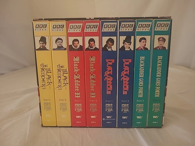 BLACK ADDER VHS CBS FOX BBC Video VHS Black Adder Box Set - Rowan Atkin ...
