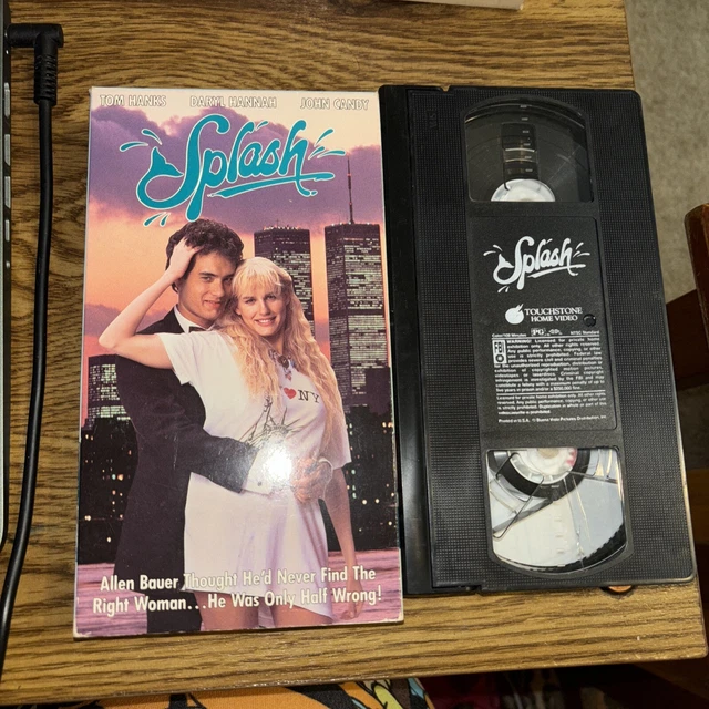 SPLASH VHS TOM Hanks, Daryl Hanna, John Candy, Eugene Levy 1984 £2.64 - PicClick UK