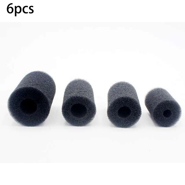 BLACK FOAM SPONGE Filters for Overflow Filter Box 6PCS Pack for Fish ...