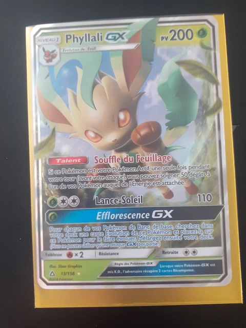 CARTE POKÉMON PHYLLALI GX 13/156 Soleil & Lune Ultra Prisme FR EUR 7,50 - PicClick FR
