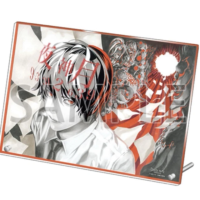DEATH NOTE EXHIBITION Acrylic Art Panel Light Yagami £140.60 - PicClick UK
