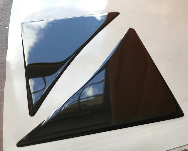 FIESTA ST180/MK7/MK7.5/MK8 FOCUS Rs St Mk3 Black Gloss Gel Wing Badges ...
