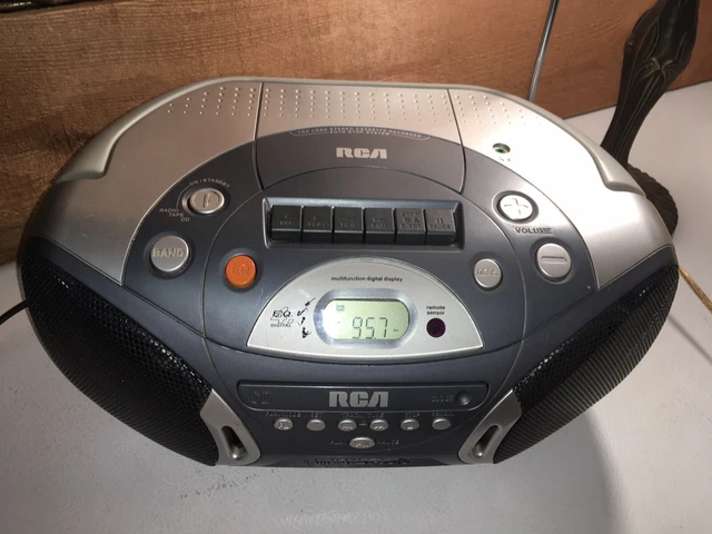 RCA RCD152E CD/RADIO/CASSETTE STEREO boombox vintage fonctionnement ...
