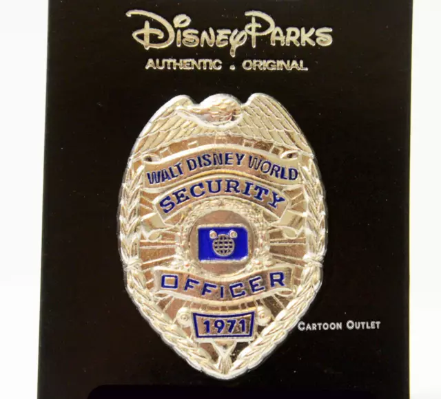 WALT DISNEY WORLD Security Officer Badge Trading Metal Pin Exclusive ...