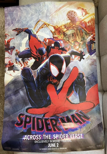 SPIDER-MAN ACROSS THE Spiderverse AMC 22x35 Movie Poster Bill ...