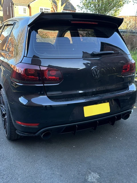 VW GOLF MK6 GTI Rear Bumper Lip Diffuser £70.00 - PicClick UK