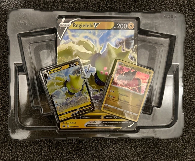 POKEMON TCG CROWN Zenith Regieleki V Promo Cards Jumbo Swsh280 And 124/ ...