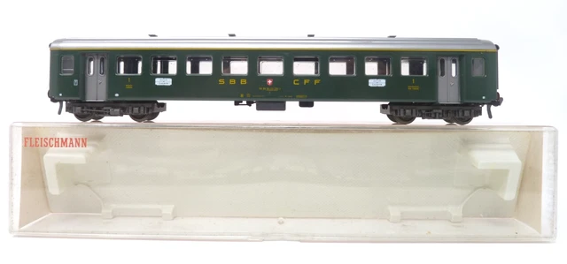 FLEISCHMANN 5133 1ST Class Passenger Coach Zurich - Luzern Sbb Era Iii ...