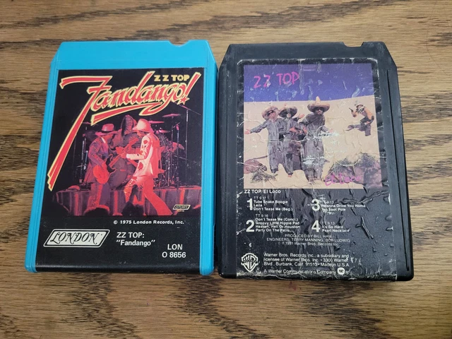 LOT DE 2 bandes de piste ZZ Top-8 - roche d'occasion - reconstruite ...