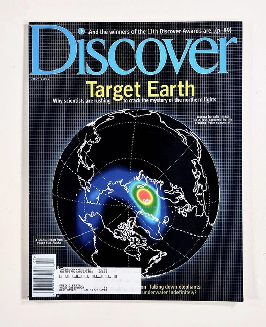 2000 JUL DISCOVER Northern Lights Satellite SCIENCE OF TASTES Violin ...