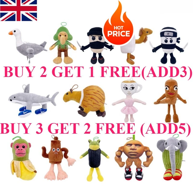 ITALIAN BRAINROT PLUSH Toy,Cute Soft Tralalero Tralala Stuffed Animal ...