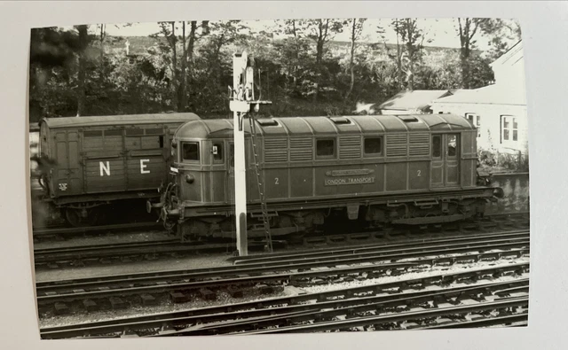 LNER RAILWAY LOCOMOTIVE PHOTOGRAPH Electic Loco No.2 Rickmansworth C716 ...