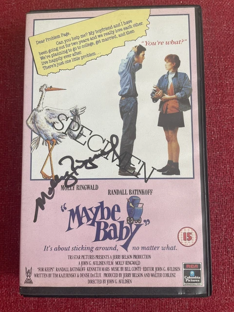 MAYBE BABY MOLLY Ringwald VHS Singed And Collected In Person No Tape £ ...