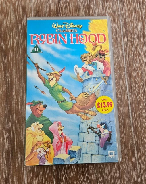ROBIN HOOD VHS Video Tape Walt Disney Classics Vintage Collectable £7.99 - PicClick UK