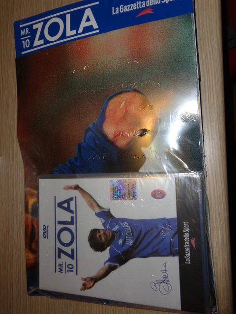 DVD GIANFRANCO ZOLA Mr.10 + Doppio Poster Cagliari Chelsea Italia ...
