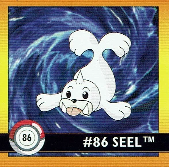 POKEMON SÉRIE 1 Sticker Original 1999 Numéro 86 Seel EUR 1,00 - PicClick FR