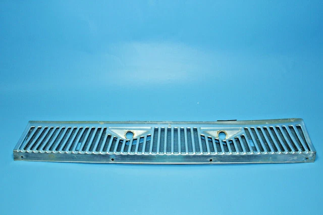 MERCEDES BENZ W116 chrome ventilation grille wiper cover + grille ...