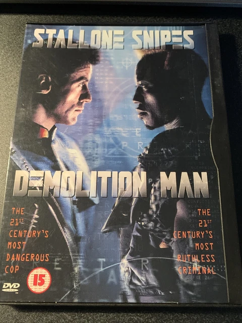 DEMOLITION MAN [1993] (DVD) Sylvester Stallone, Wesley Snipes, Sandra ...