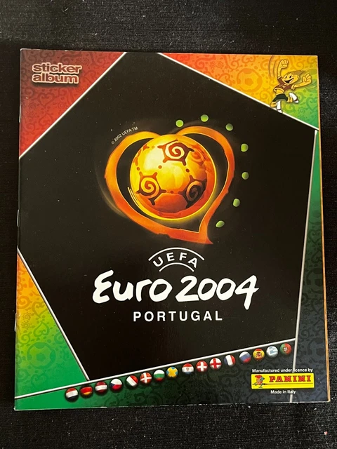 PANINI EMPTY ALBUM Vide Leeralbum Uefa Euro 2004 Tres Bon Etat Version ...